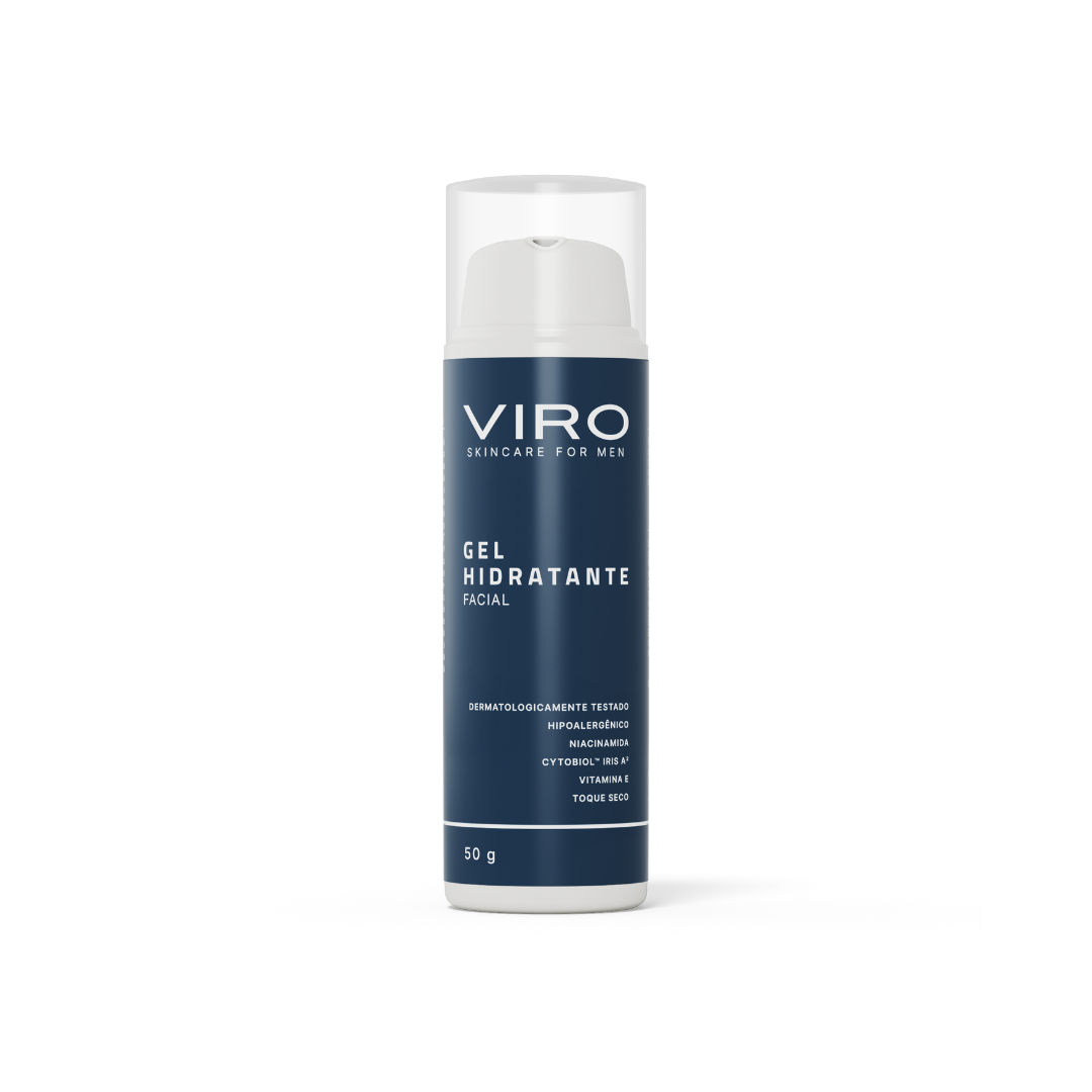 Gel Hidratante Facial Masculino - 50g – VIRO | Skincare For Men